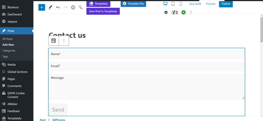 How to Create a Contact Form in WordPress in Less Than 5 Minutes – The ...